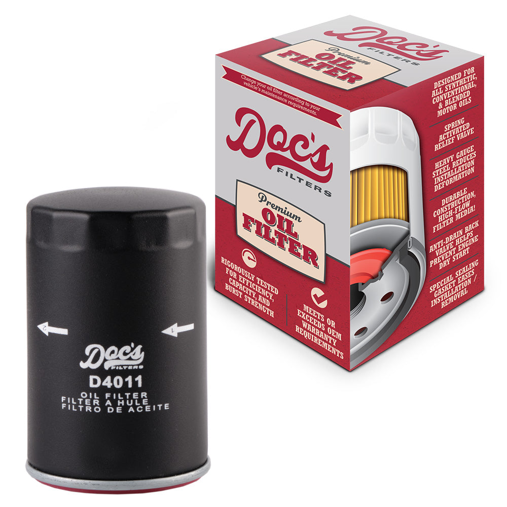 Oil Filter D4011 | Fits OEM 19210338 | Doc's Filters